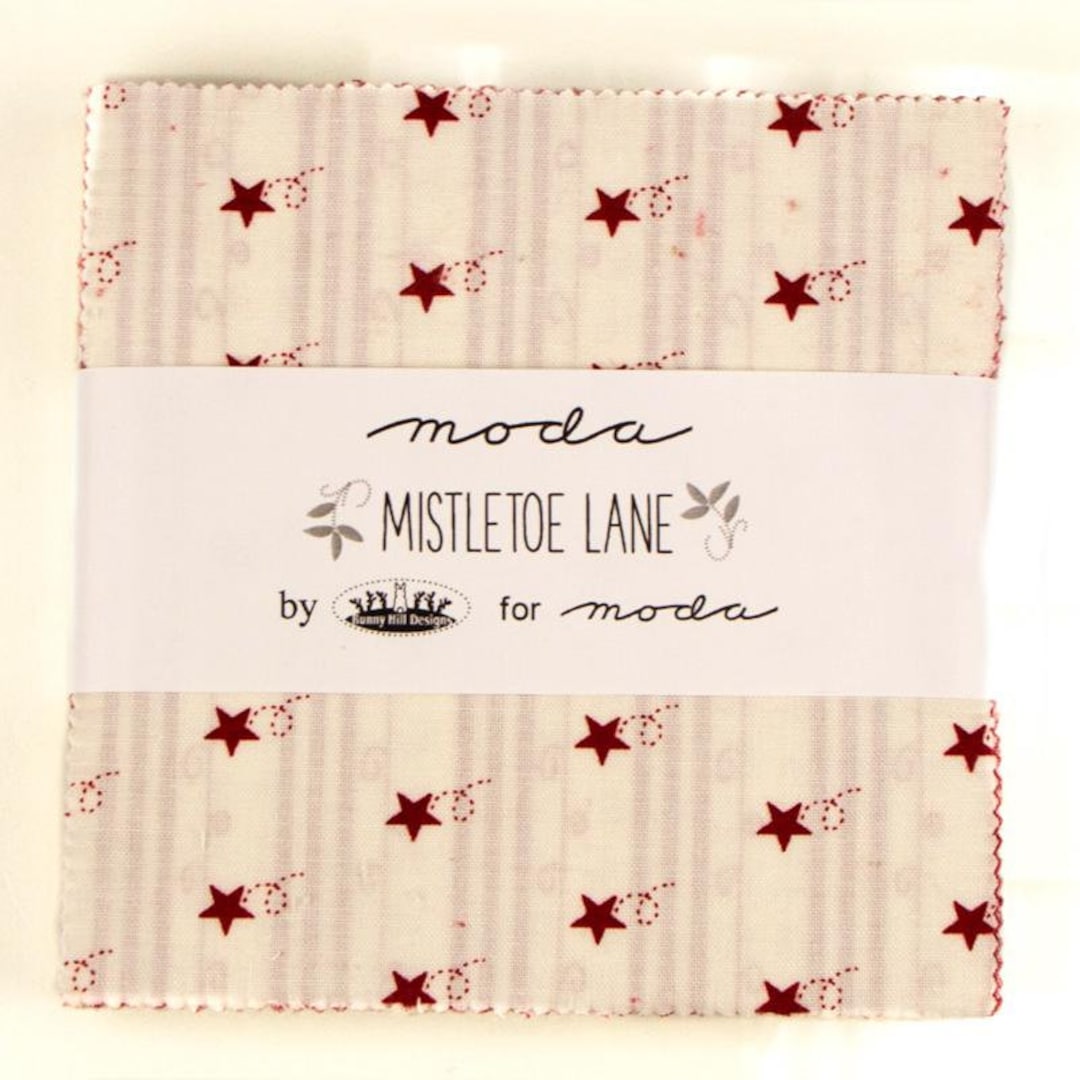 Mistletoe Lane by Bunny Hill Designs for Moda 5 Inch Charm Squares Pack ...