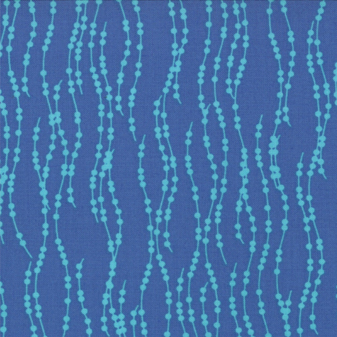 Sphere Continuous 1/2 Yard - Blue - Zen Chic - Moda - Out of Print ...