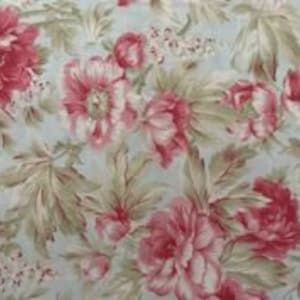 3 Sisters Seaside Rose 1/2 Yard Seagrass Blue 3768 Moda Out of Print ...
