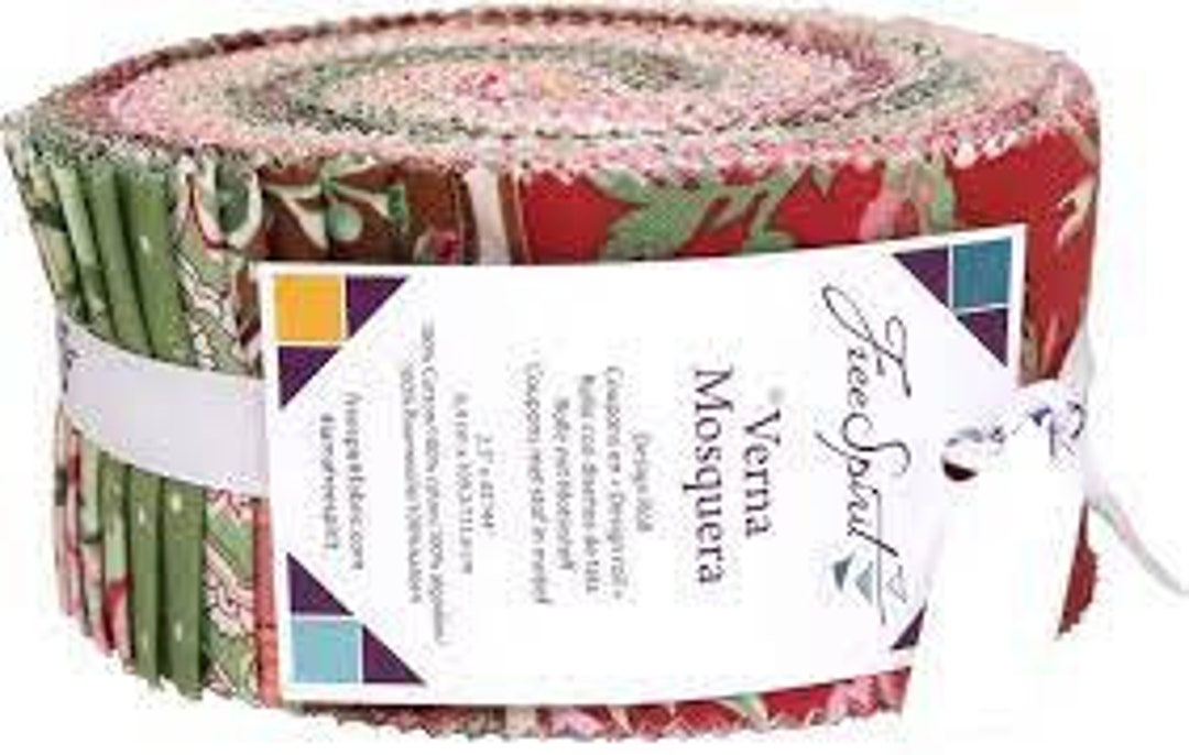 Autumn Grace Jelly Roll Fabric, Verna Mosquera Design Roll, Precut ...