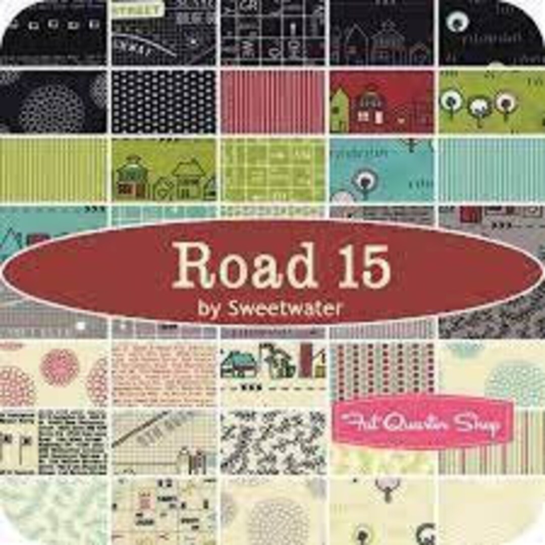 Road 15 Charm Pack Sweetwater - Moda - Out of Print - Precut - 100% ...