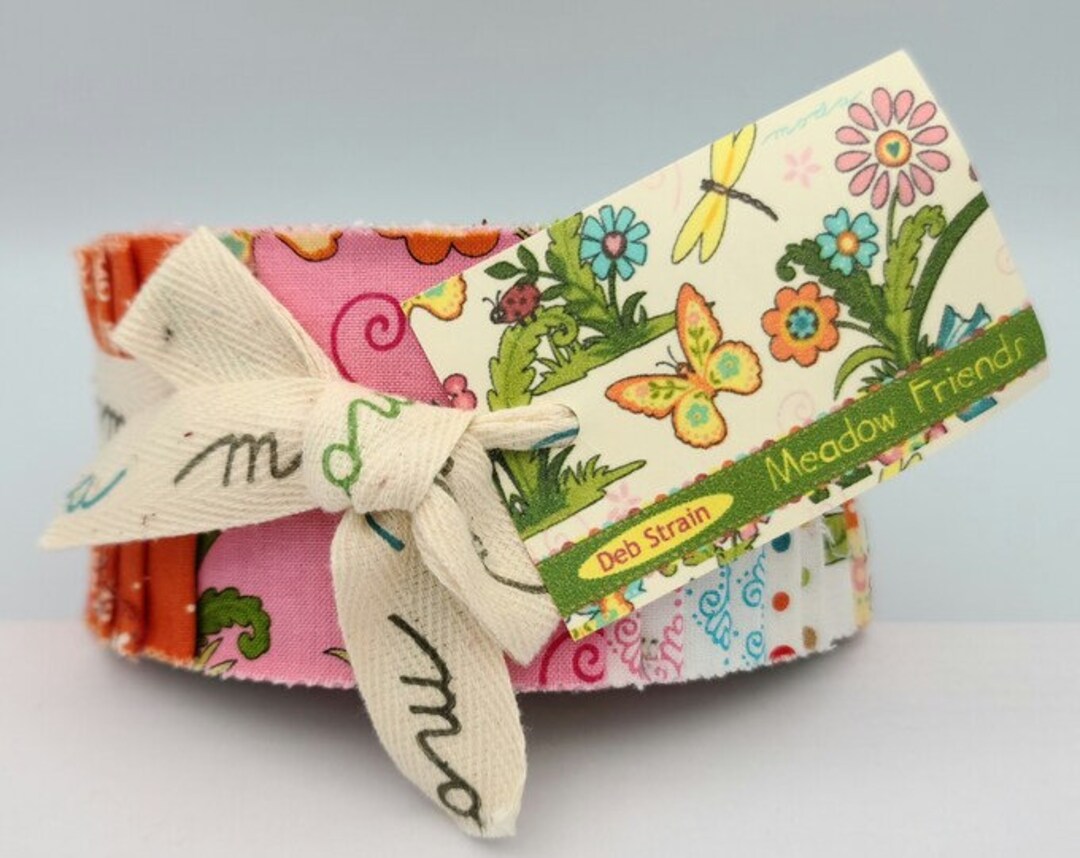 Meadow Friends Jelly Roll by Deb Strain for Moda ∙ OOP ∙ HTF ∙ Rare - Etsy