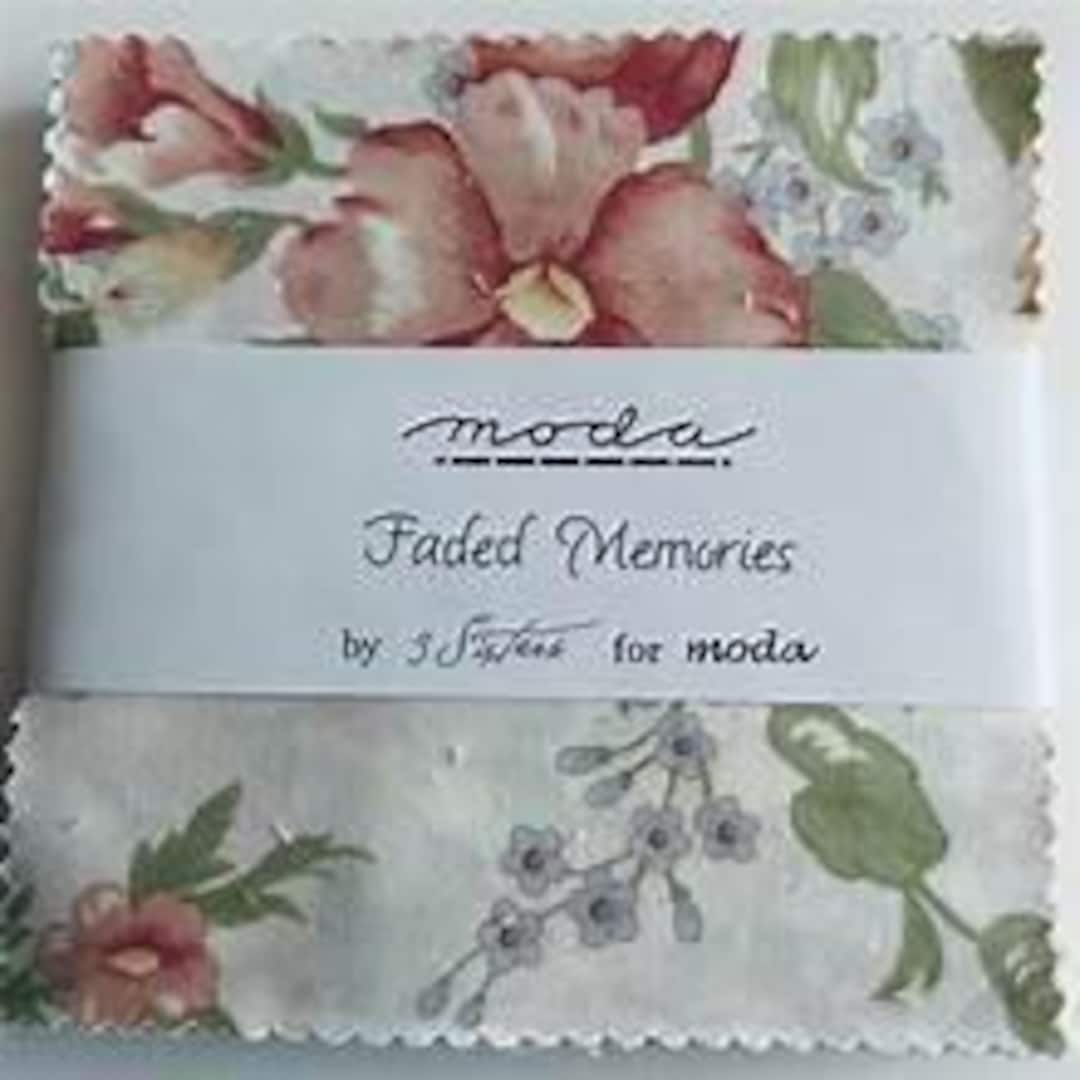 Faded Memories Charm Pack 53 Squares by 3 Sisters for Moda - OOP, Hard ...