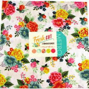 Fresh Cut - Layer Cake (42 Ten Inch Squares) - Basicgrey - Moda - Out of Print - Precut - 100% ...