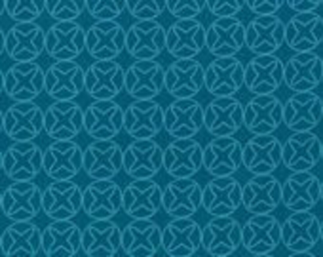 Sphere 30x44" Turquoise Crossing - Zen Chic - Moda - Out of Print - 100 ...