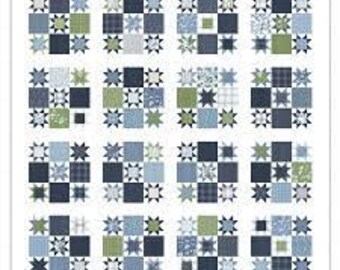 Nantucket Summer Swoon Sixteen Quilt Kit 74x74 Camille Roskelley Moda ...