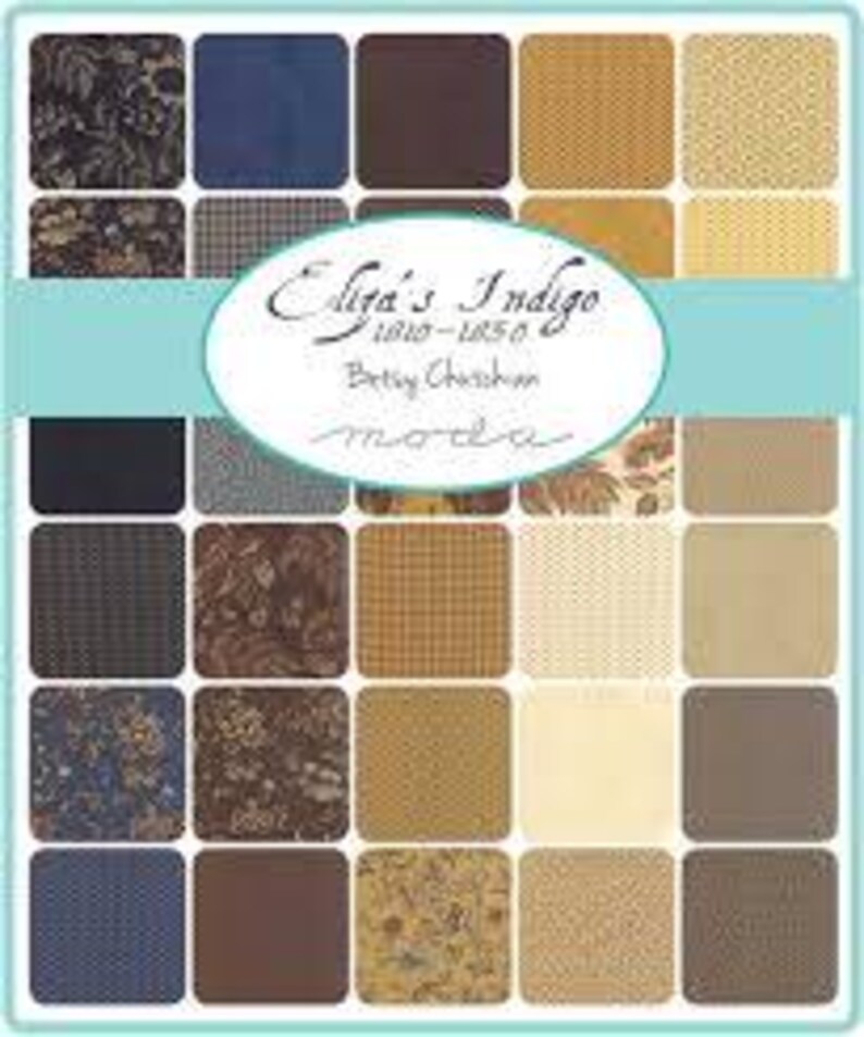 Eliza's Indigo Fat Quarter Bundle, 40pcs Betsy Chutchian Moda OUT OF ...