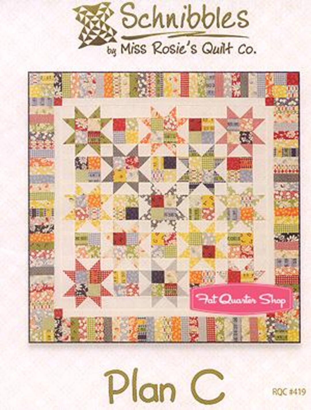 Plan C Mini Quilt Pattern Schnibbles by Carrie Nelson, of Miss Rosie’s ...