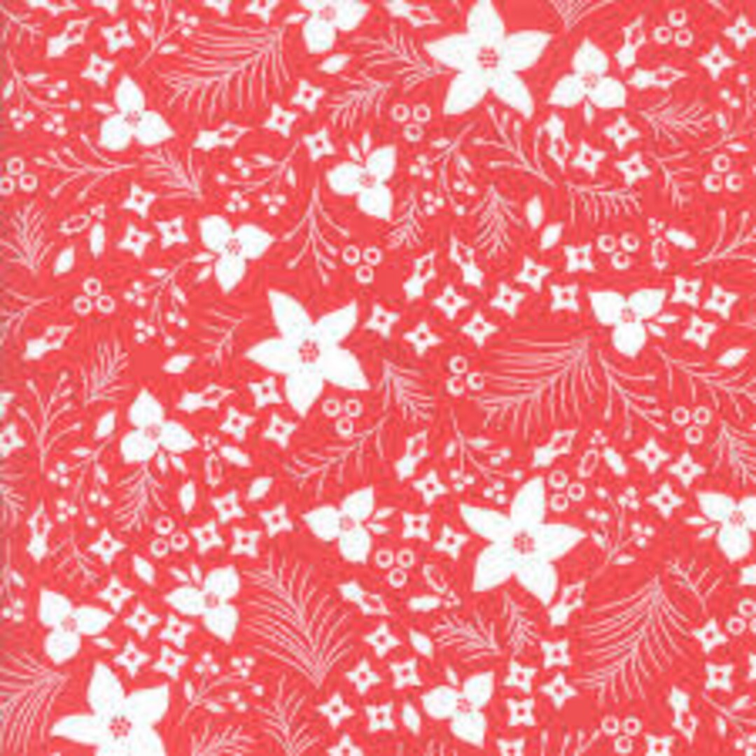 Holliberry 1/2 Yard Scarlet Garland by Corey Yoder of Coriander Quilts ...