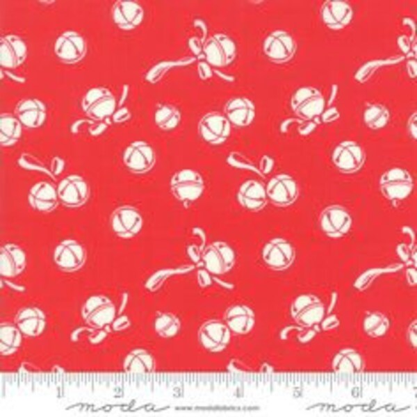 Red Christmas Fabric - Etsy