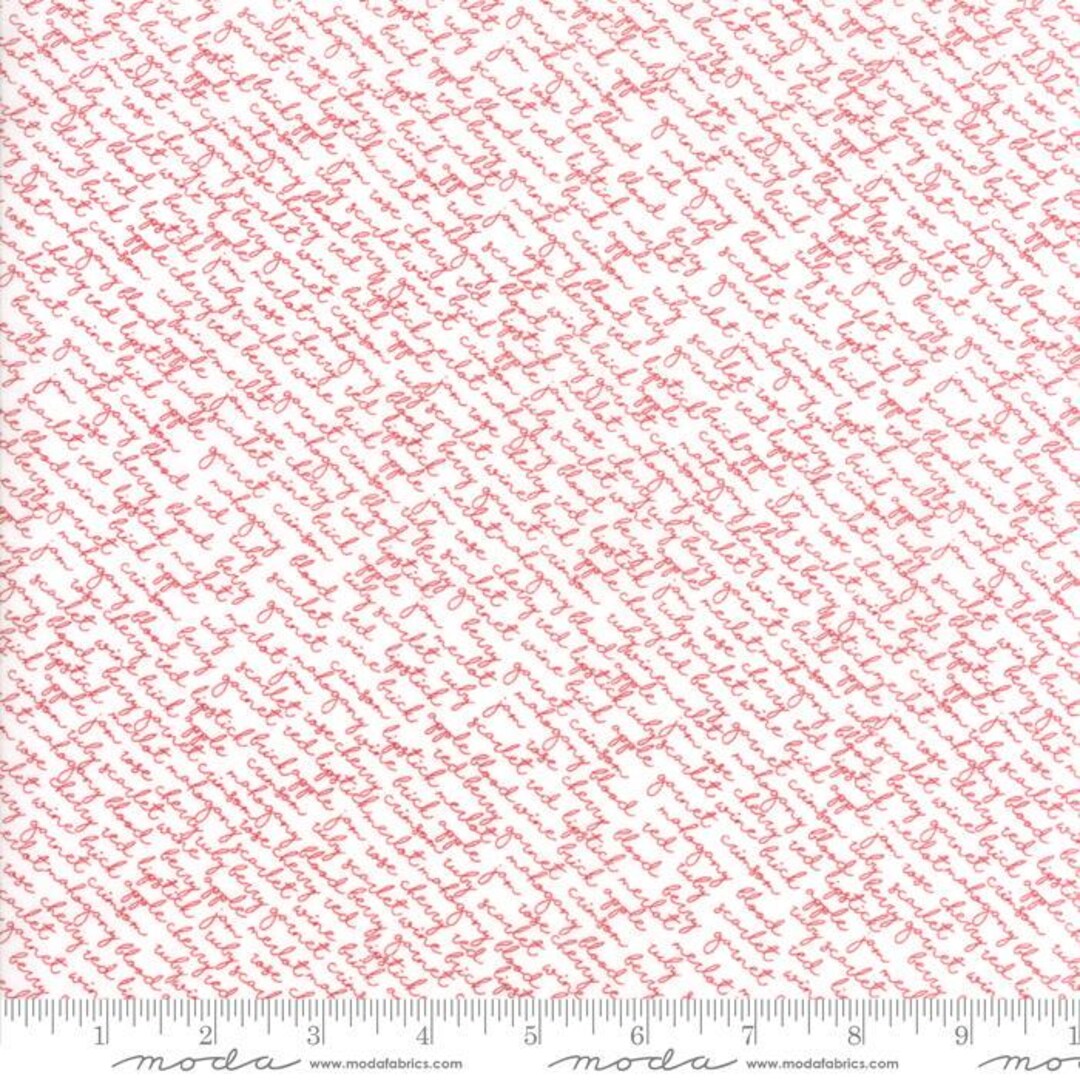 Project Red 24x44" Sweetwater Out of Print Moda 5681 100% Cotton ...
