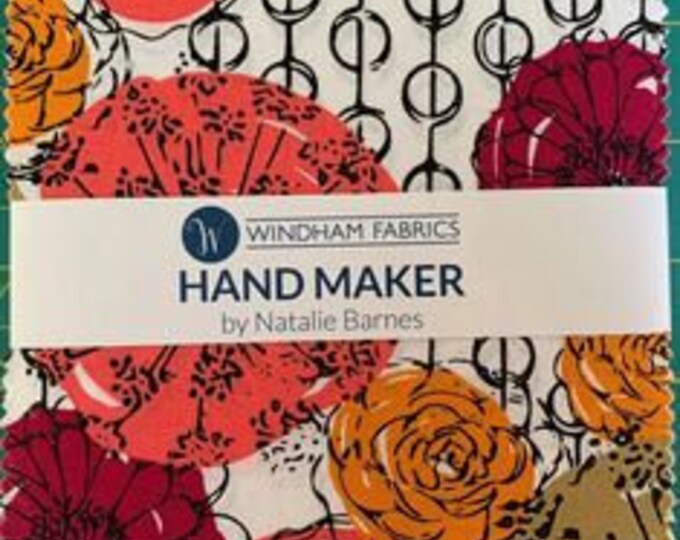 Hand Maker Charm Pack Natalie Barnes Windham Fabrics Precut Cotton ...