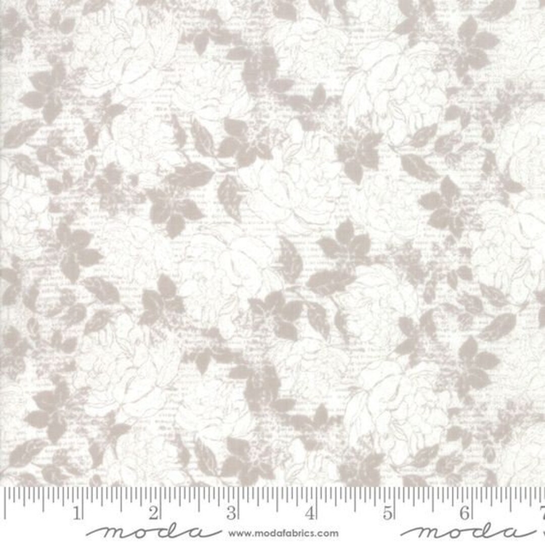 Stiletto 1/2 Yard Basicgrey Moda Fabrics 30612 25 Eggshell Cotton ...