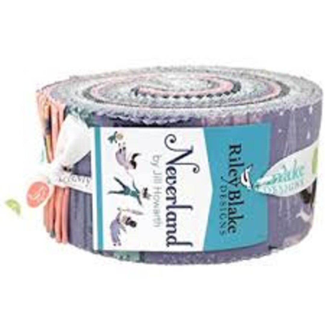 Neverland - Jelly Roll (forty 2.5"x 44" Strips) - Jill Howarth - Riley ...