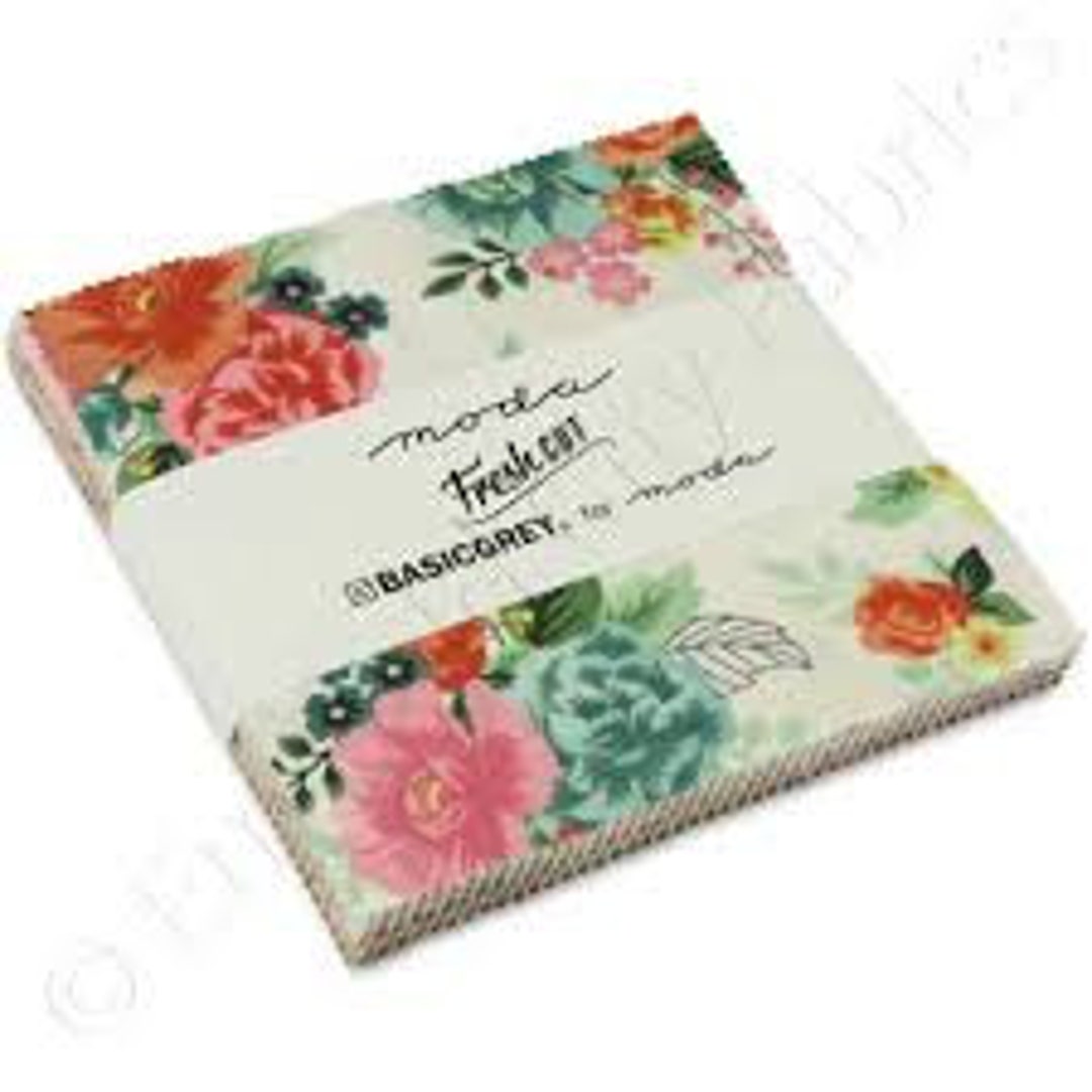 Fresh Cut Charm Pack by Basicgrey for Moda OUT OF PRINT Cotton Precut ...