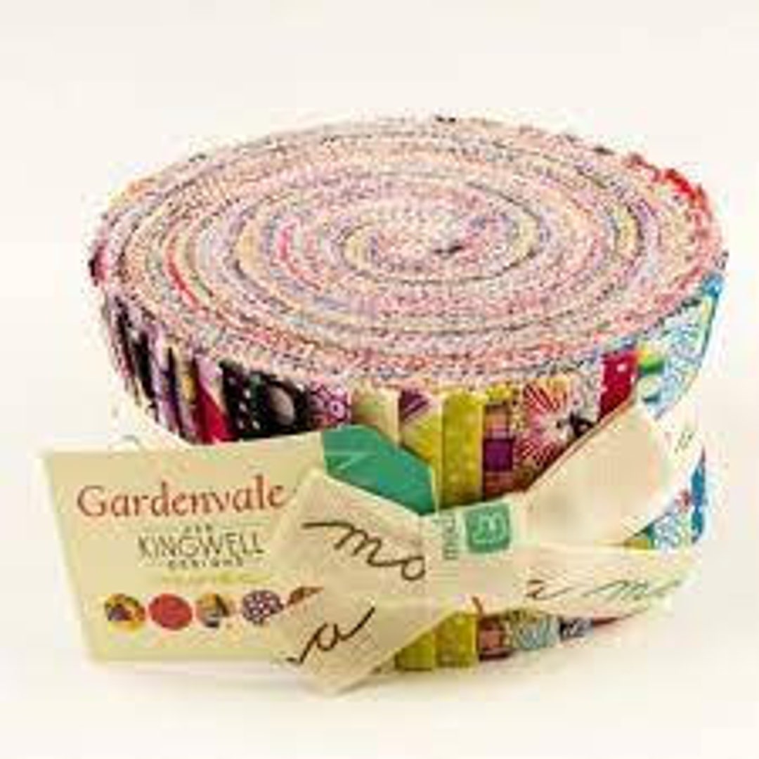 Gardenvale Jelly Roll Jen Kingwell Moda Out of Print Precut Cotton ...