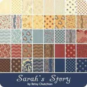 Sarah's Story Layer Cake 42 Ten Inch Squares Betsy Chutchian Moda Fabrics Out of Print Precut ...