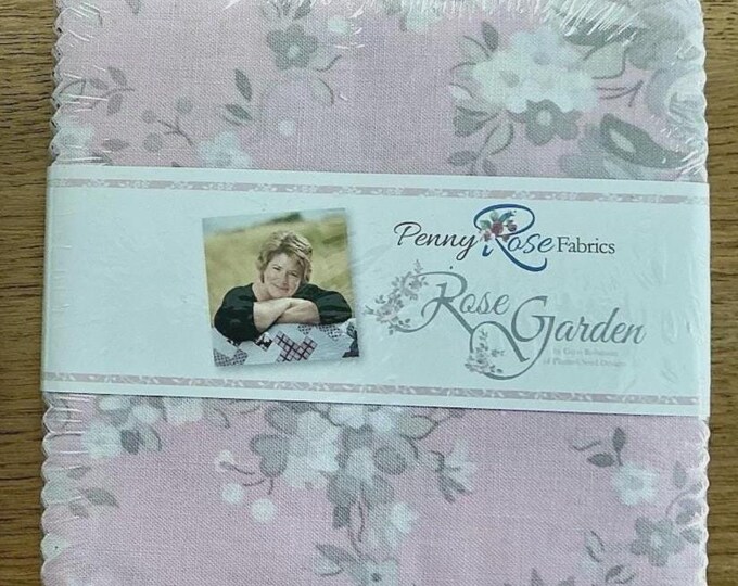 Rose Garden Charm Pack Gerri Robinson Penny Rose Fabrics Pink Taupe OUT ...