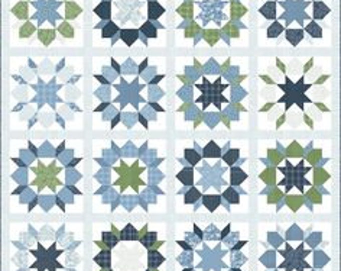 Nantucket Summer Swoon Sixteen Quilt Kit 74x74 Camille Roskelley Moda ...