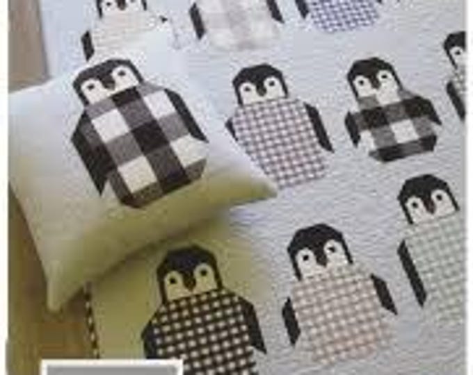 Penguin Party Quilt Kit 50 X 50 Checkered Elizabeth Hartman Pattern ...