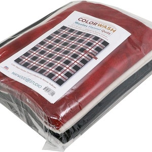 Color Wash Woolies FLANNEL Quilt Kit 67x79 Bonnie Sullivan Maywood ...