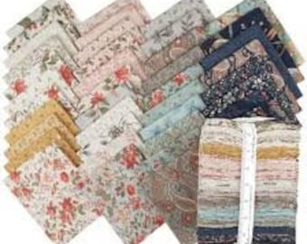 Rue 1800 Fat Quarter Bundle 40pcs 3 Sisters Moda Precut Out of Print ...