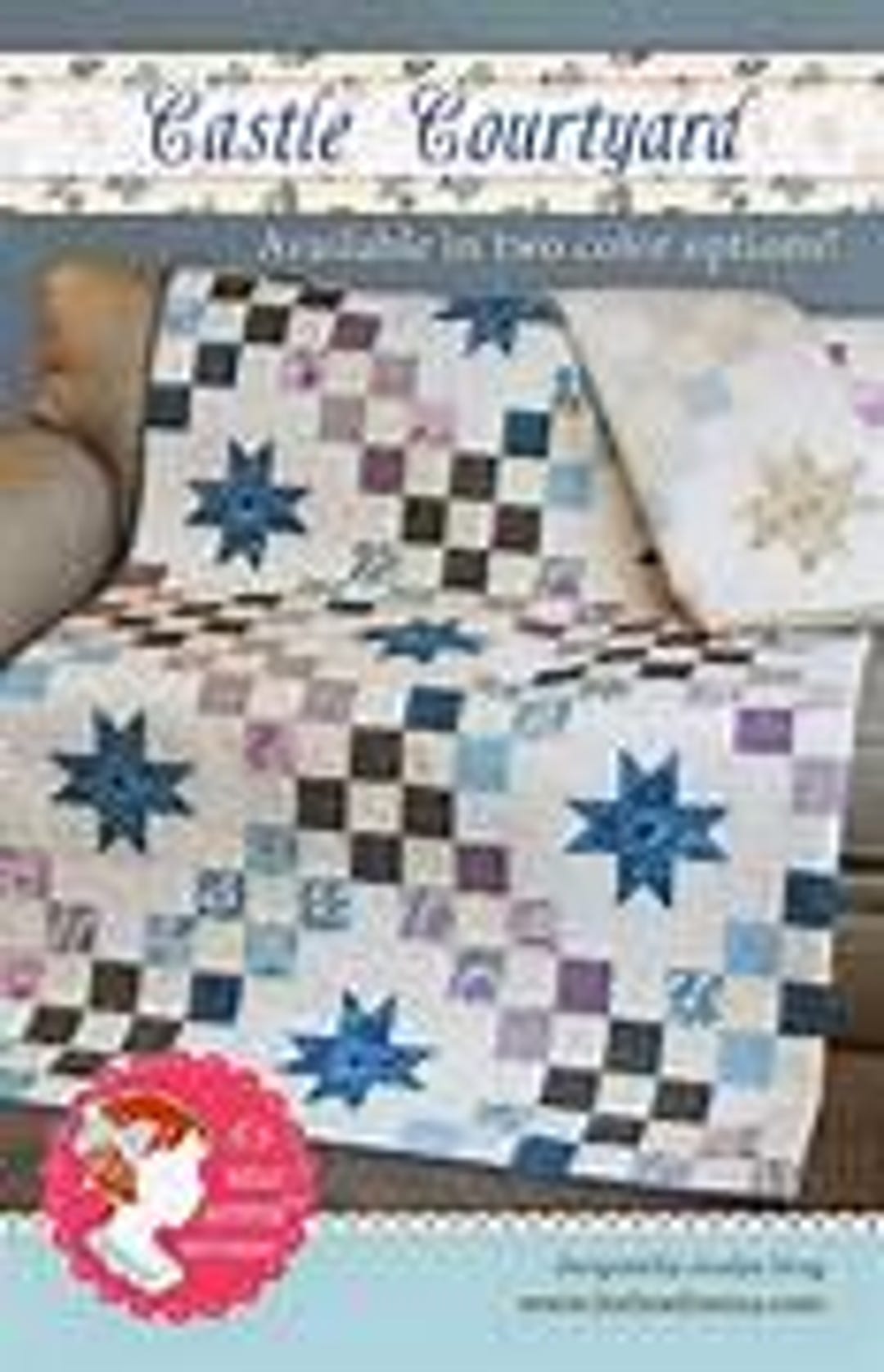 Castle Courtyard Quilt Pattern 75x75" by It's Sew Emma - Etsy