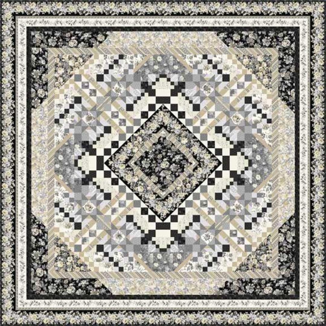 Lockwood Manor Block of the Month Complete Quilt Kit 98x98" Kaye ...