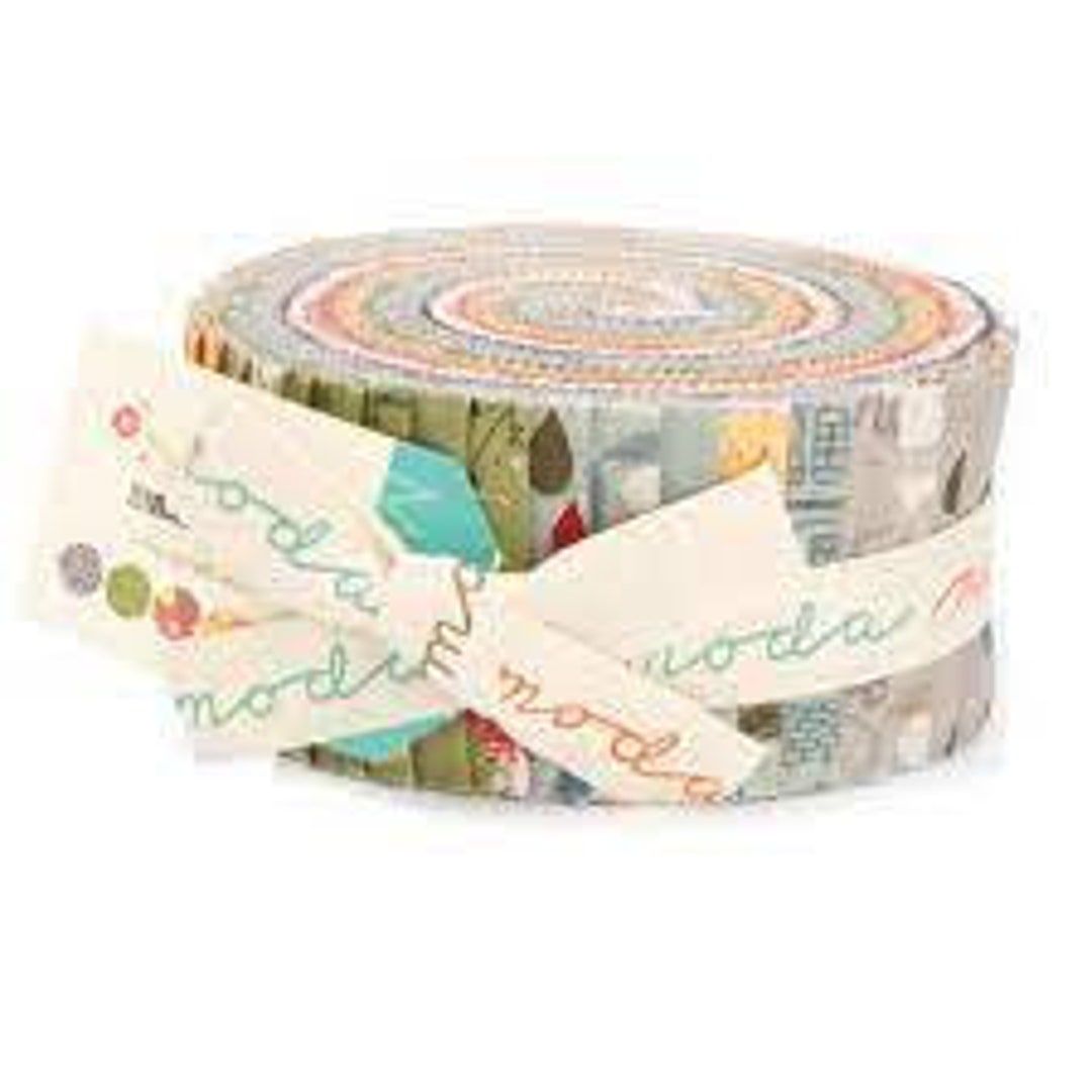 Mon Ami Jelly Roll Basicgrey Moda Out of Print Hard to Find Precut 100% ...