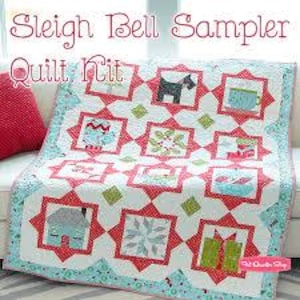 Sleigh Bell Sampler Quilt Kit W/backing From Fat Quarter Shop Little ...