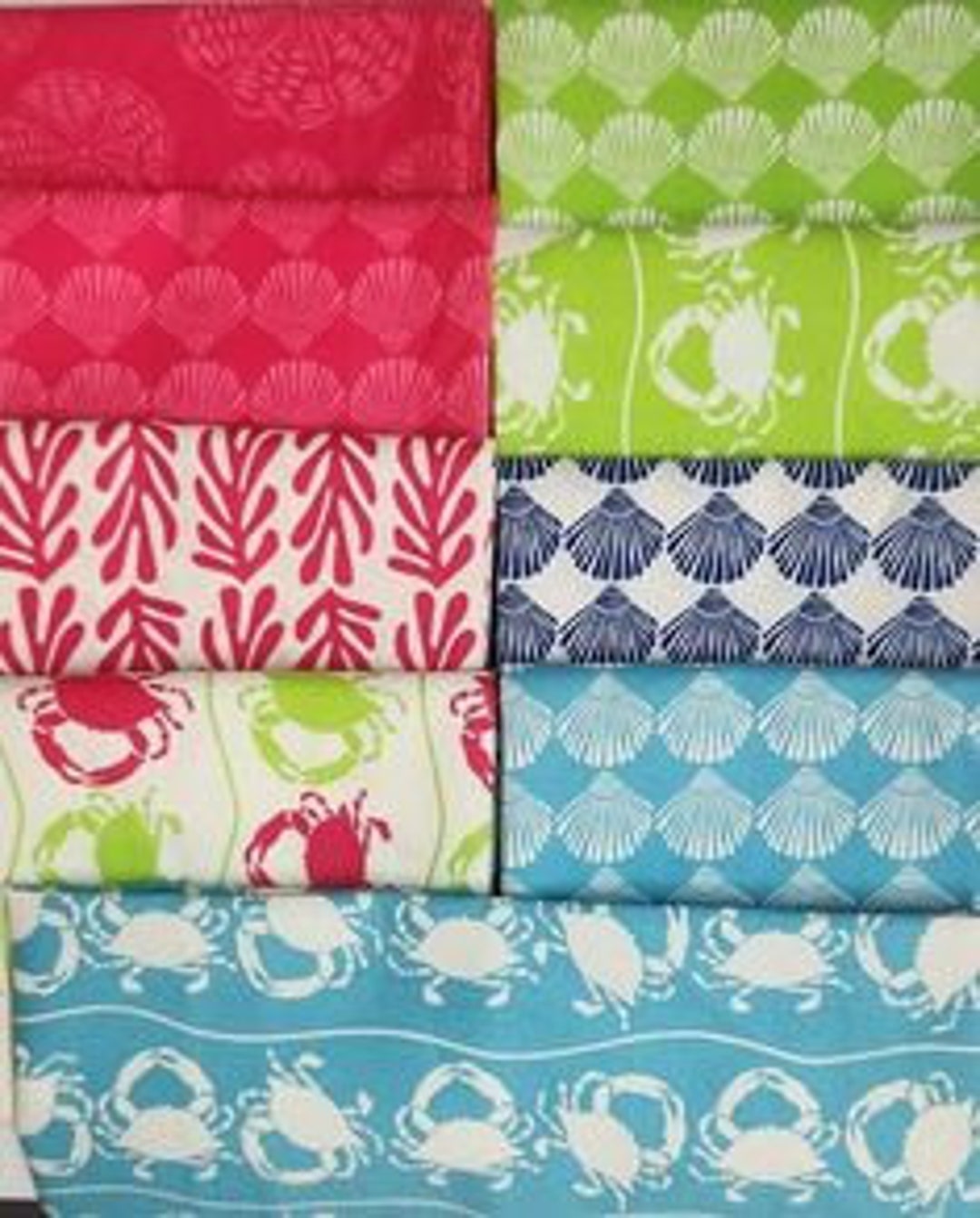 Tide Pool Fat Quarter Bundle 9 Pcs Kate Nelligan Moda OUT OF PRINT ...