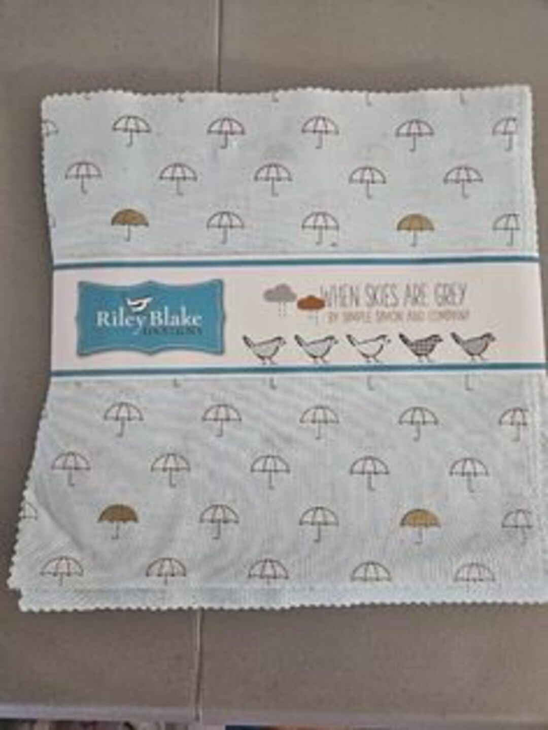 When Skies Are Grey Layer Cake Simple Simon and Company Riley Blake ...