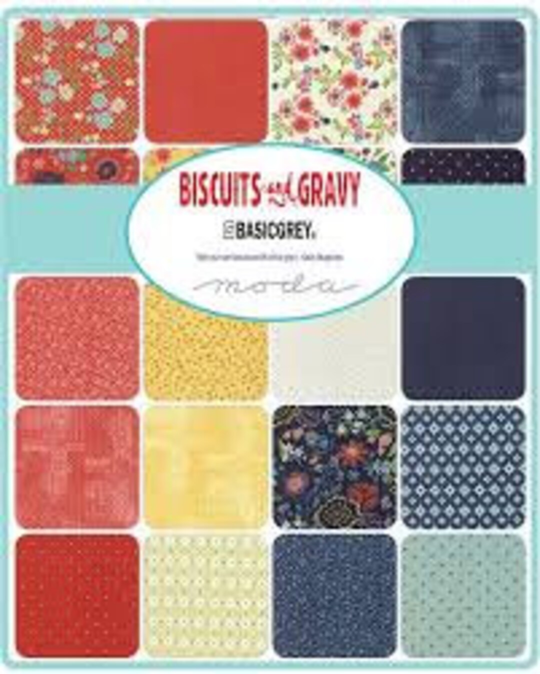 Biscuits and Gravy Jelly Roll Basicgrey Precut Moda OUT OF PRINT 100% Cotton Fabric - Etsy