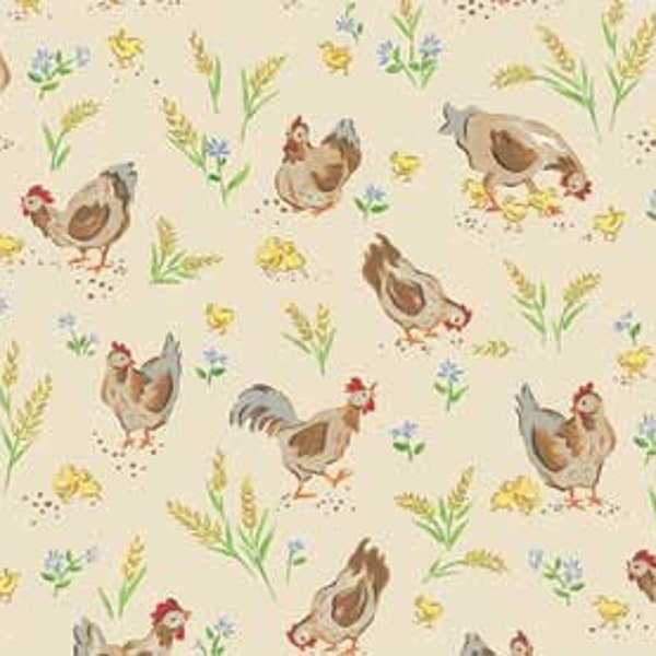 Rooster Fabric - Etsy