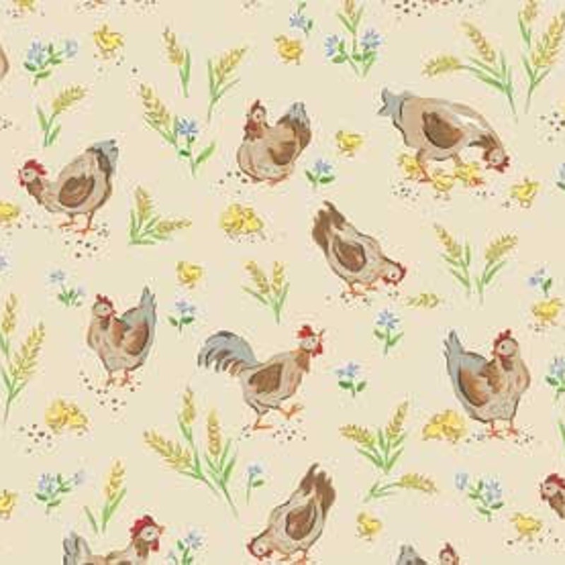 Rooster Fabric - Etsy