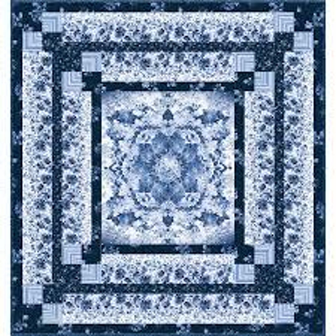 Silver Jubilee Quilt Kit Maywood Studio 61x67" Includes BACKING! Cotton ...