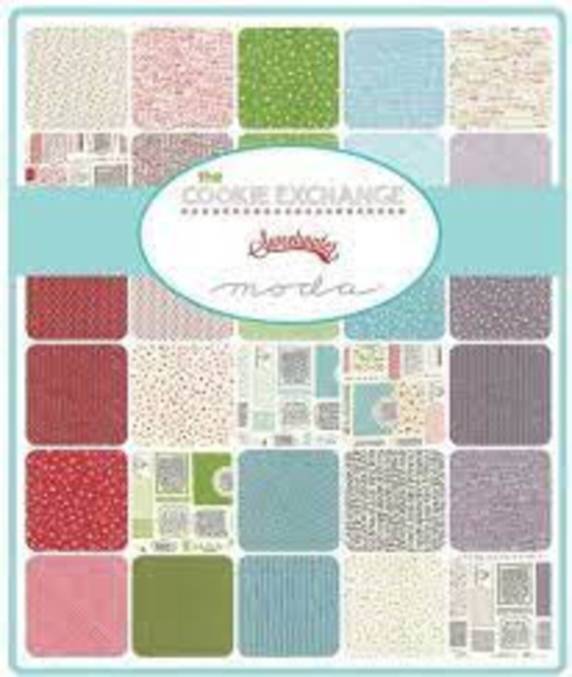 The Cookie Exchange Jelly Roll by Sweetwater for Moda Fabric | Etsy