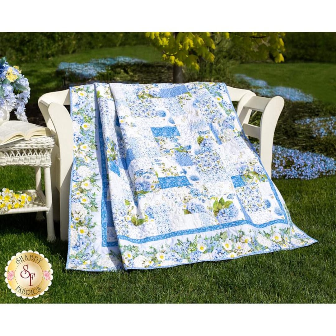 Shabby Fabrics Periwinkle Spring Quilt Kit, 59x77 in the Beginning ...
