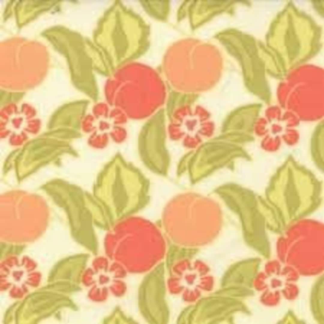 Orchard Natural Fig Tree Continuous HALF YARD Moda Out of Print Cotton ...