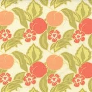 Orchard Natural Fig Tree Continuous HALF YARD Moda Out of Print Cotton ...