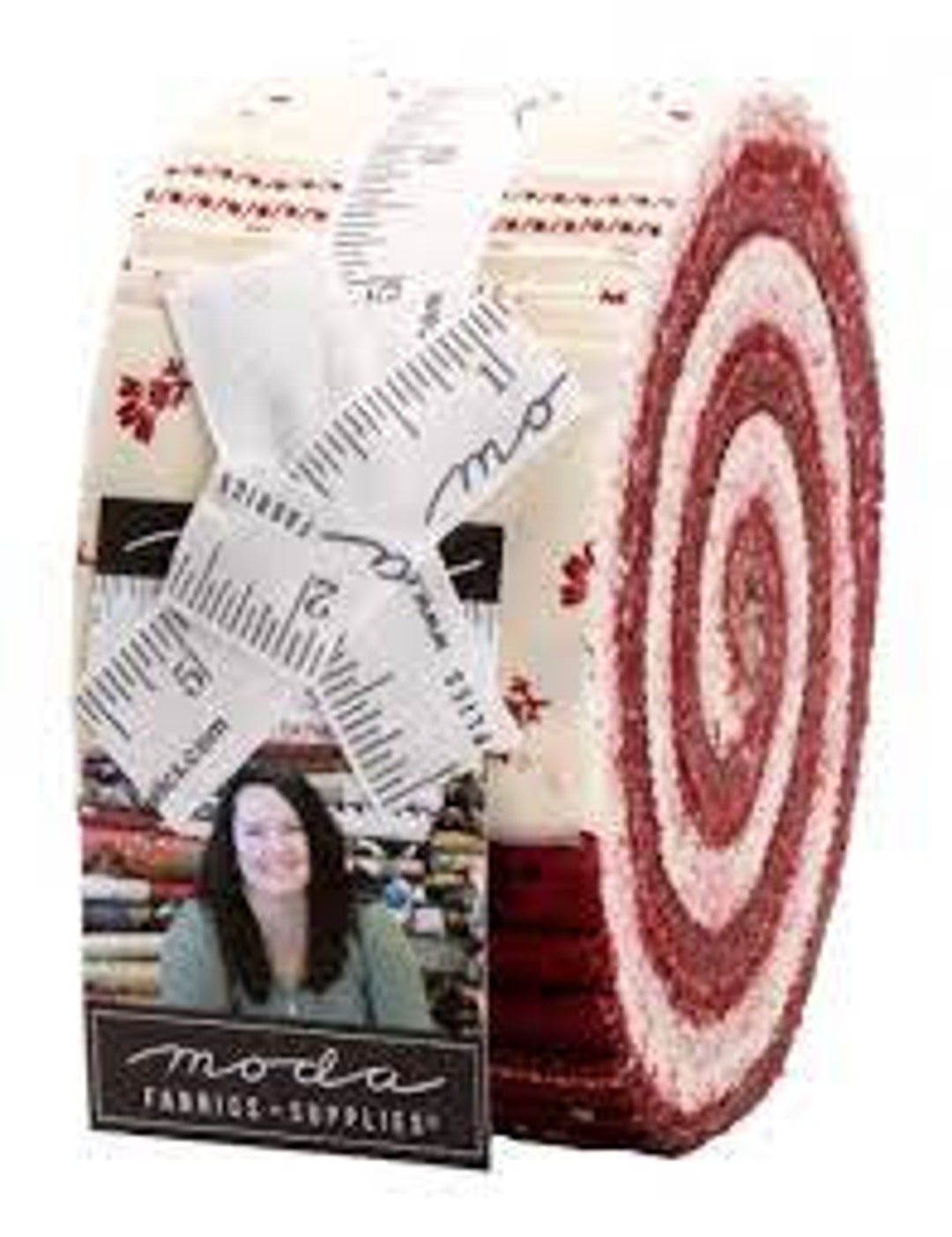 Redwork Gatherings Jelly Roll by Primitive Gatherings Moda Precuts Out ...