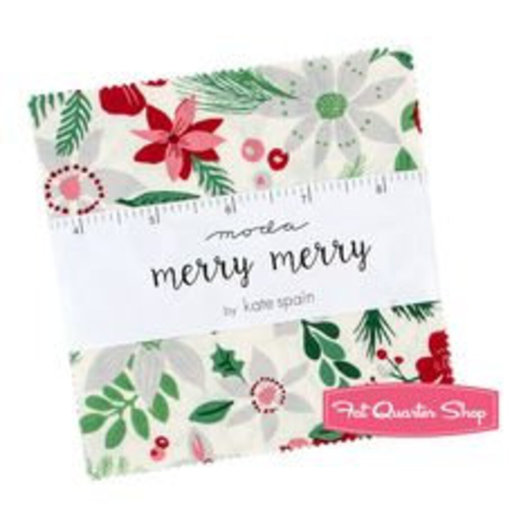 Merry Merry Charm Pack Kate Spain Moda 42 Five Inch Squares - Precut ...