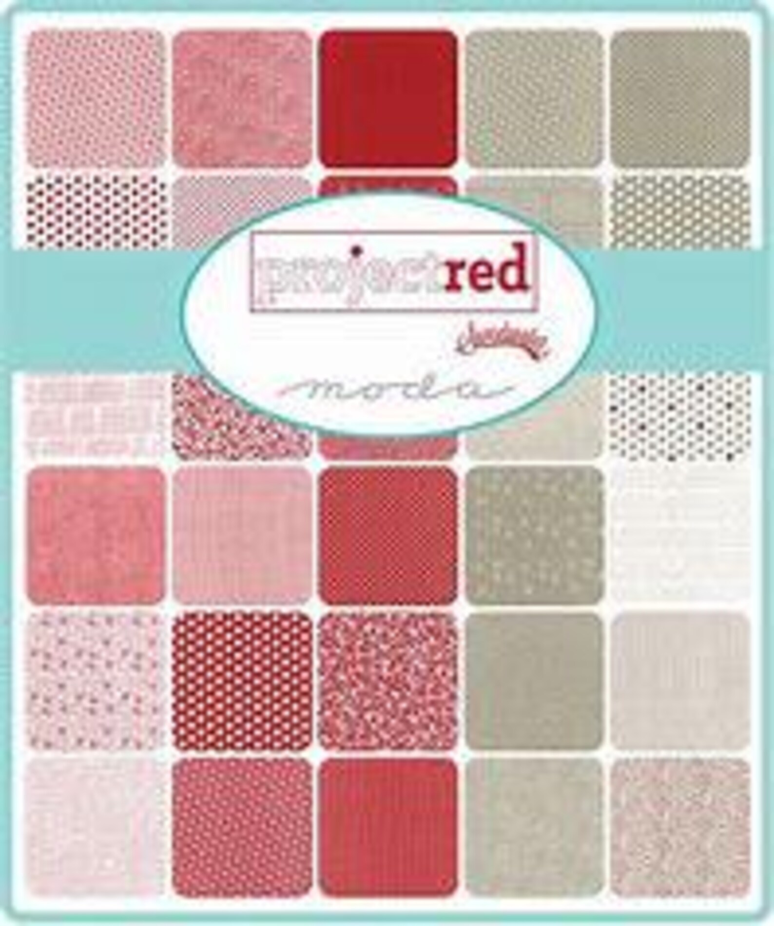 Project Red 1/2 Yard White on White Sweetwater Moda Small Floral Out of ...