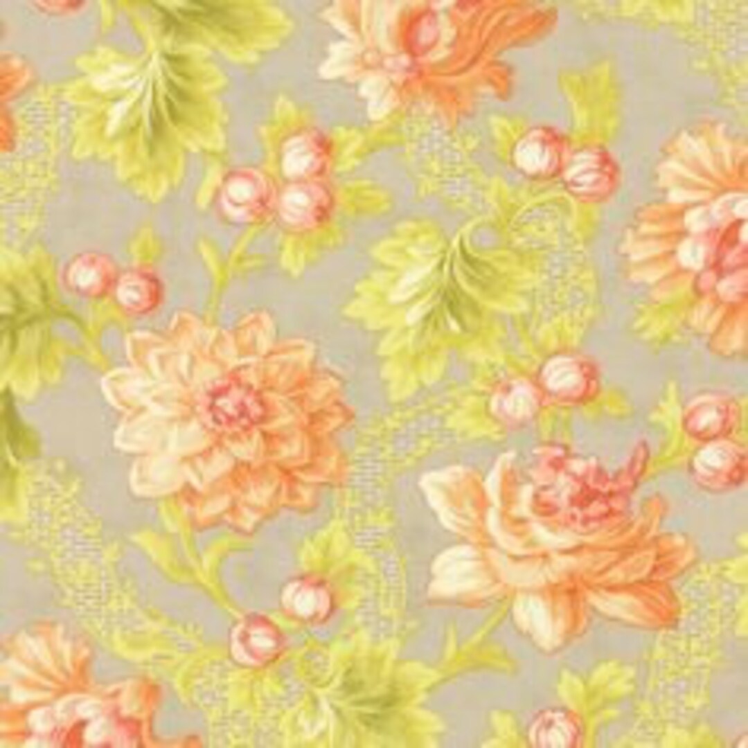 SOMERSET Fog Continuous 1/2 Yard 20230 18 Fig Tree Moda Out of Print ...