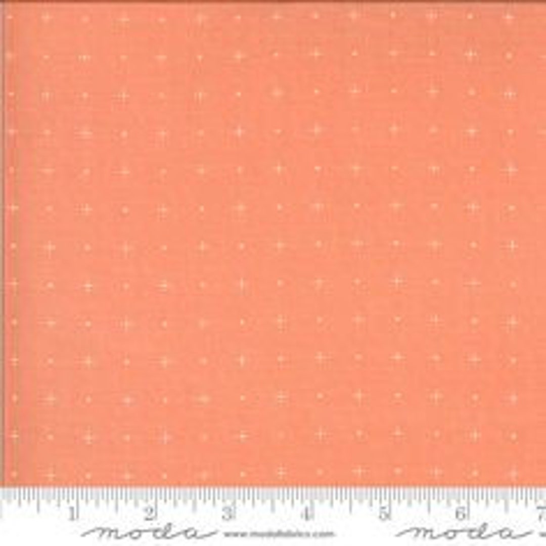 Apricot and Ash 1/2 Yard Coral Corey Yoder Coriander Quilts Moda Cotton ...
