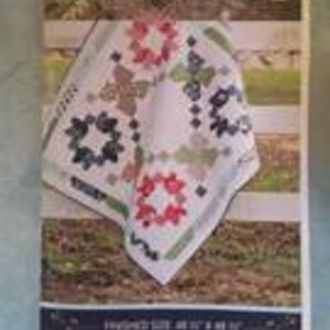 Garden Gala Mini Quilt Pattern 48x48" and at Home Jolly Bar Sew Sampler ...