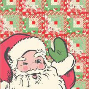 Swell Christmas by Urban Chiks Large Santa Applique Panel Out of Print ...