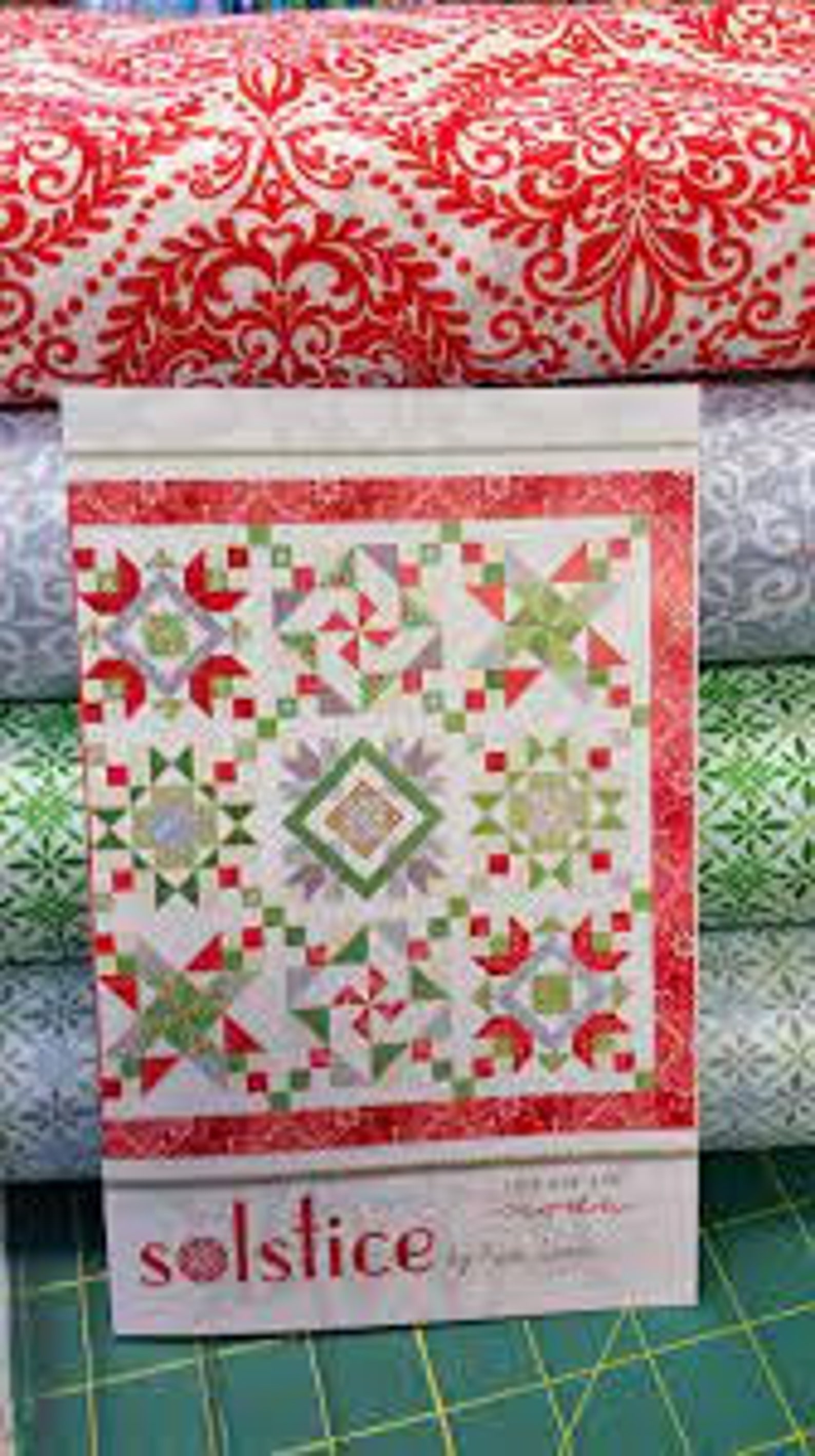 Solstice Layer Cake Kate Spain - Moda - 100% Cotton Fabric - Christmas ...