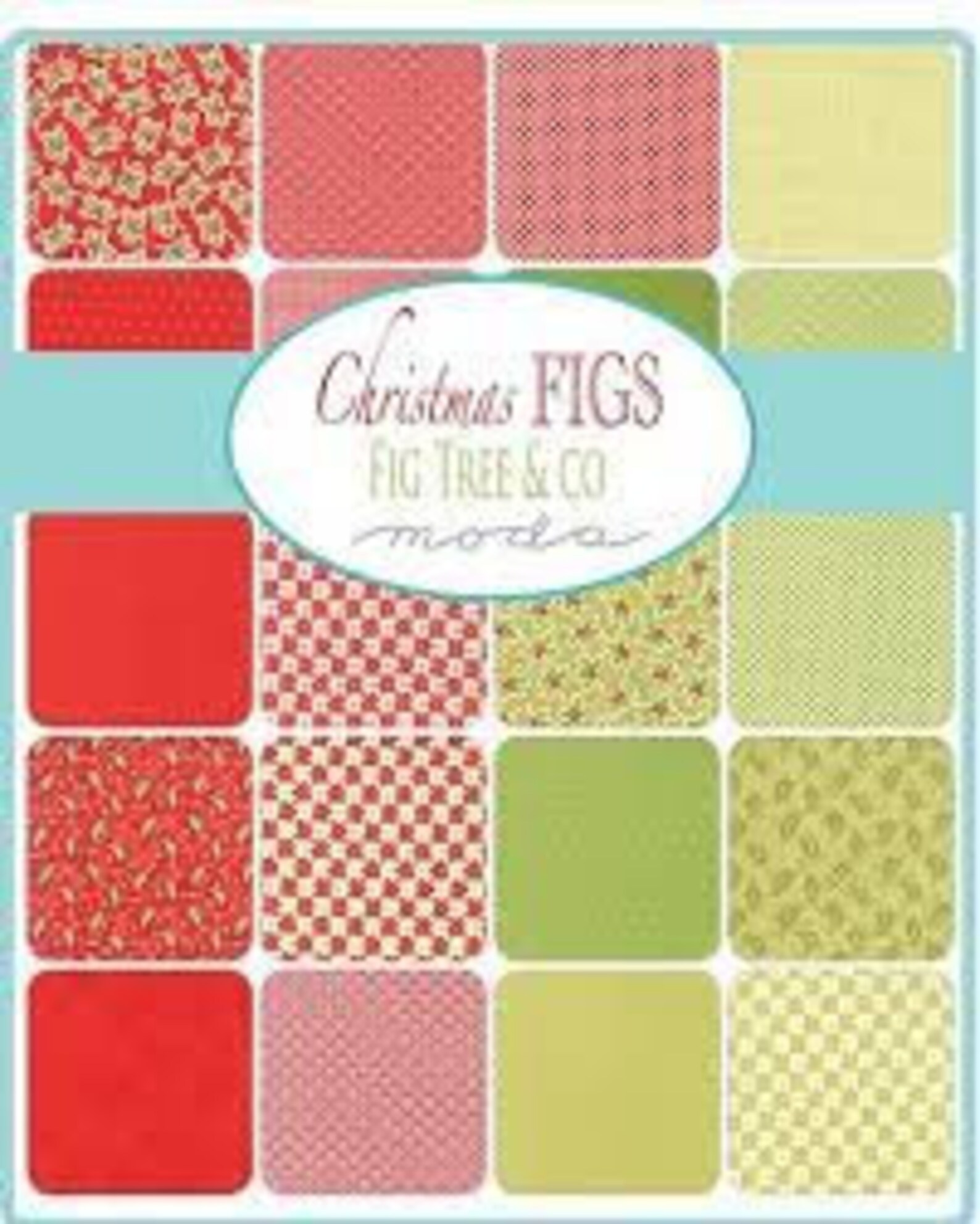 Christmas Figs Jelly Roll Fig Tree Moda Precut Cotton Fabric Strips OUT ...
