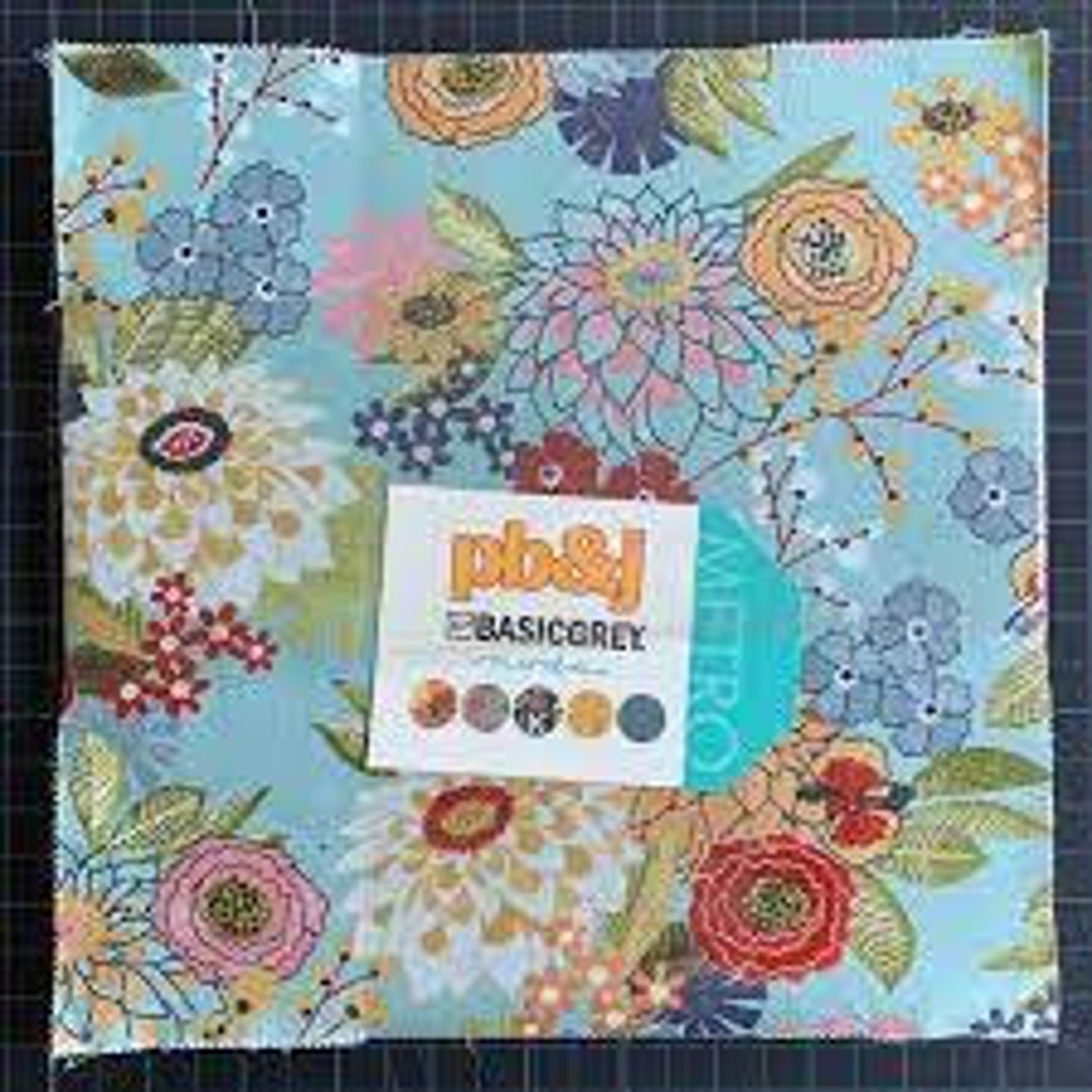 Peanut Butter and Jelly Layer Cake Basicgrey - Moda OUT OF PRINT Precut - 100% Cotton Fabric - Etsy